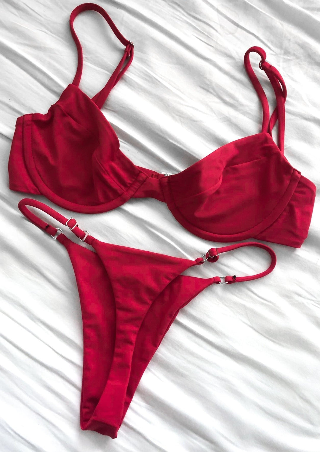 Nalani String Bottom X Red – Sundaze Bikinis